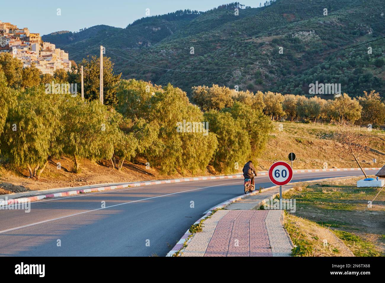 A mountain asphalt road between two Moroccan cities Stock Photo - Alamy