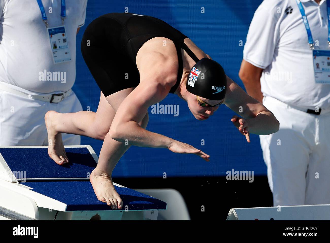 Rome, Italy, 15 August 2022. Laura Stephens of Great Britain competes ...