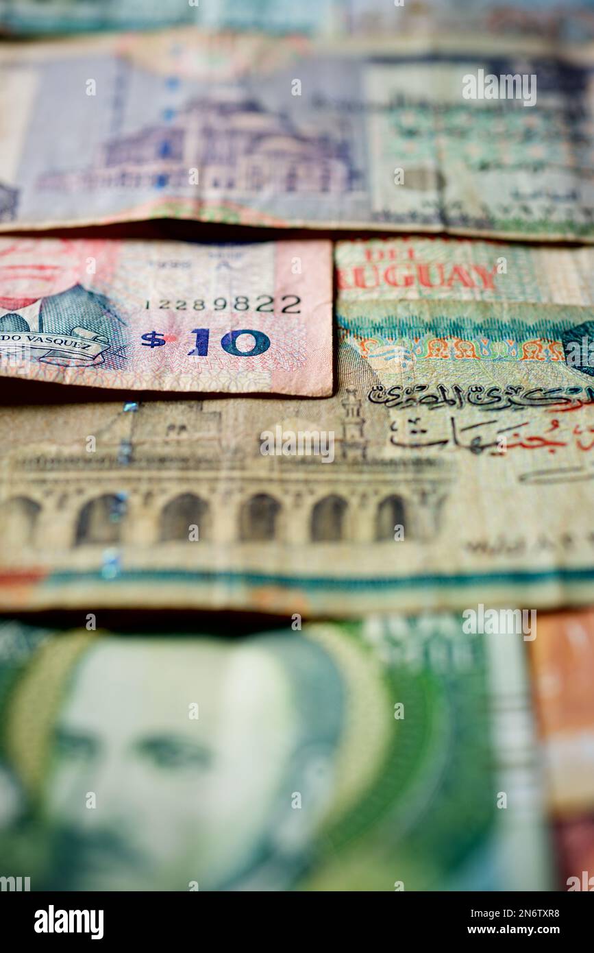 Group of different banknotes of countries of the world Stock Photo - Alamy