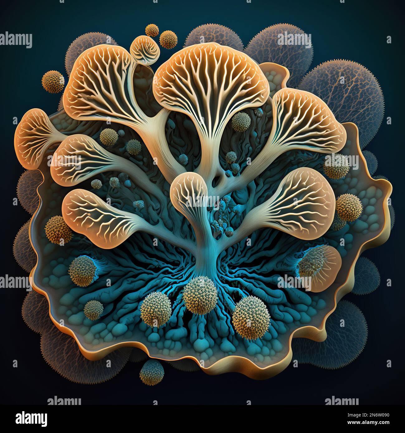 Mushroom mycelium microscope hi-res stock photography and images - Alamy