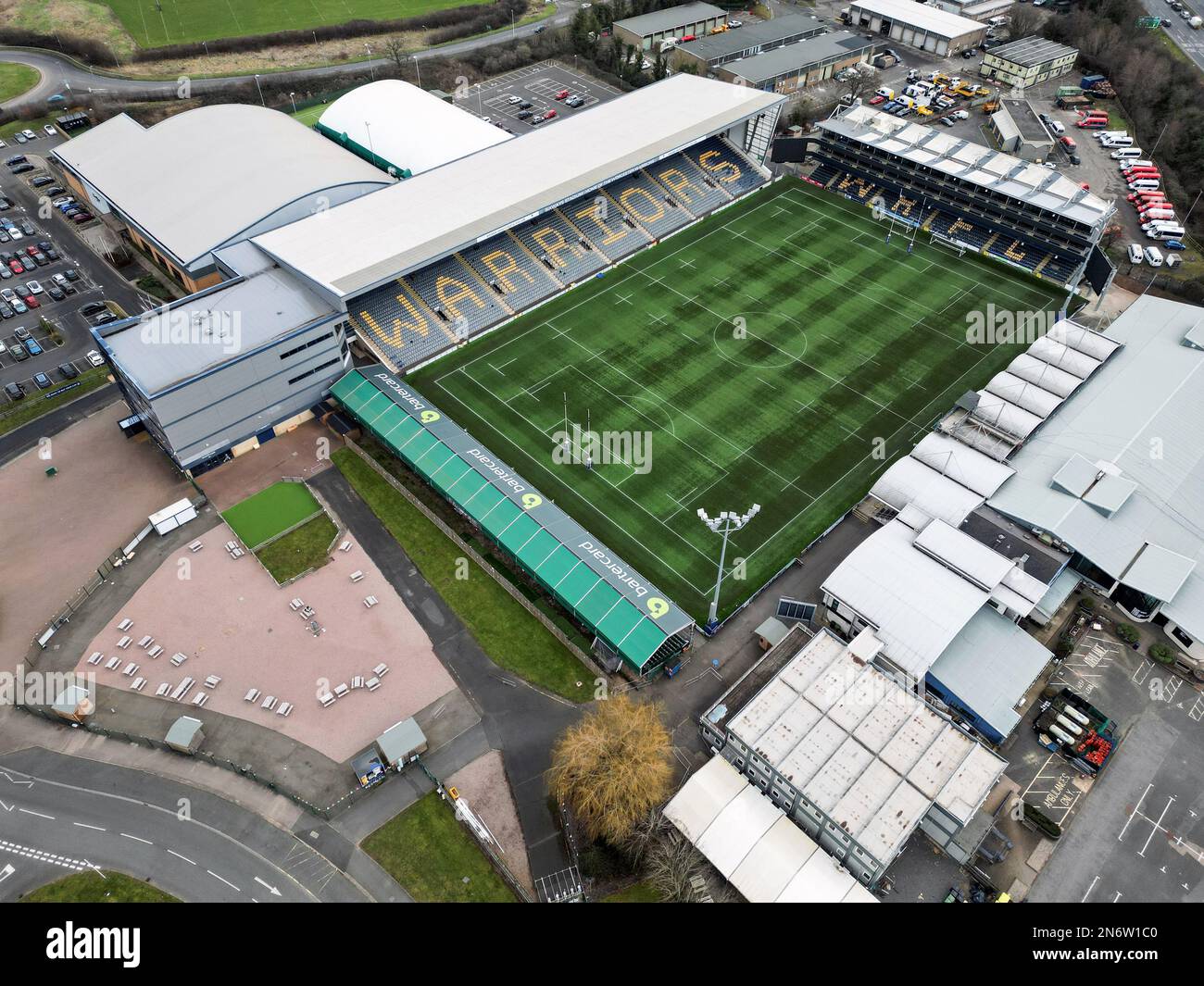 A general view of the Sixways Stadium in Worcester. Worcester are to be ...