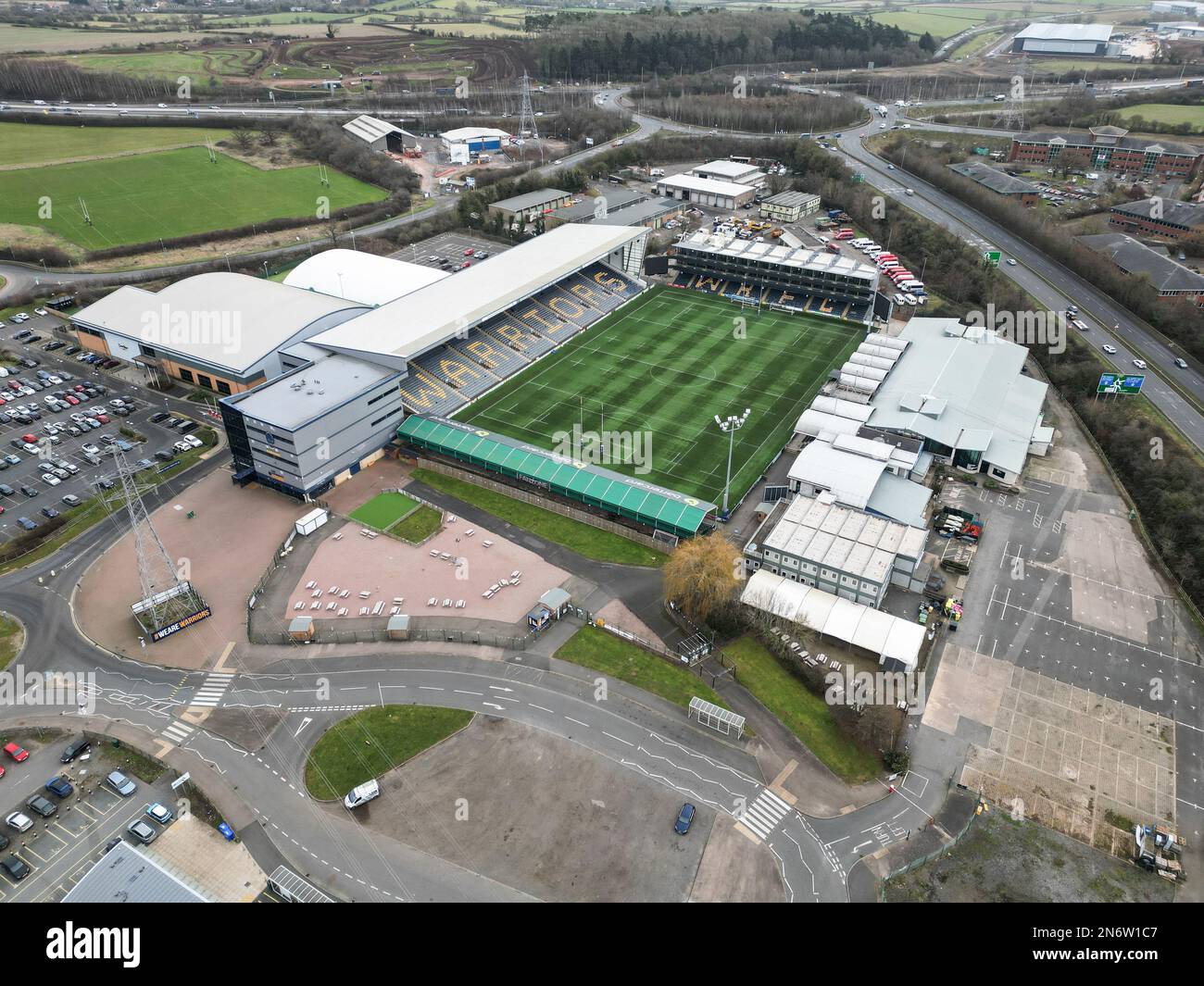 A general view of the Sixways Stadium in Worcester. Worcester are to be ...