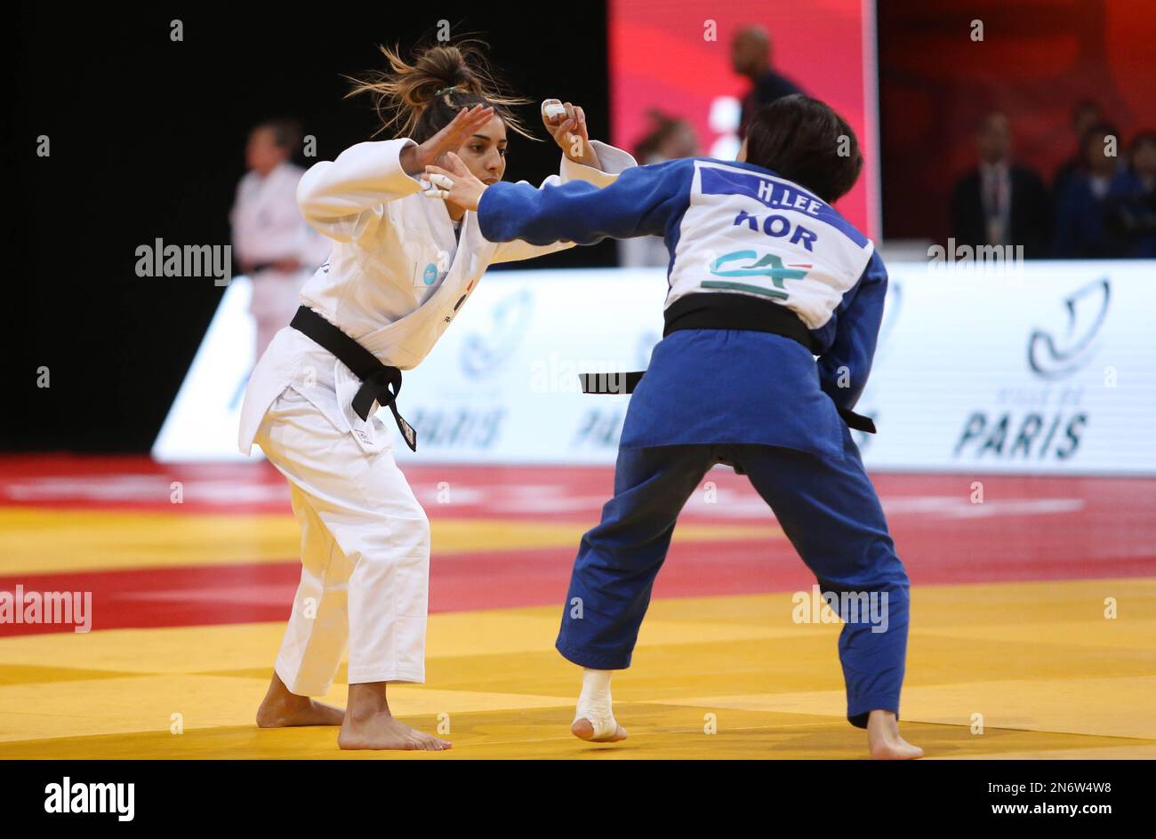 Shrine Boukli of France and LEE HYEKYEONG of REPUBLIC KOREA during the ...
