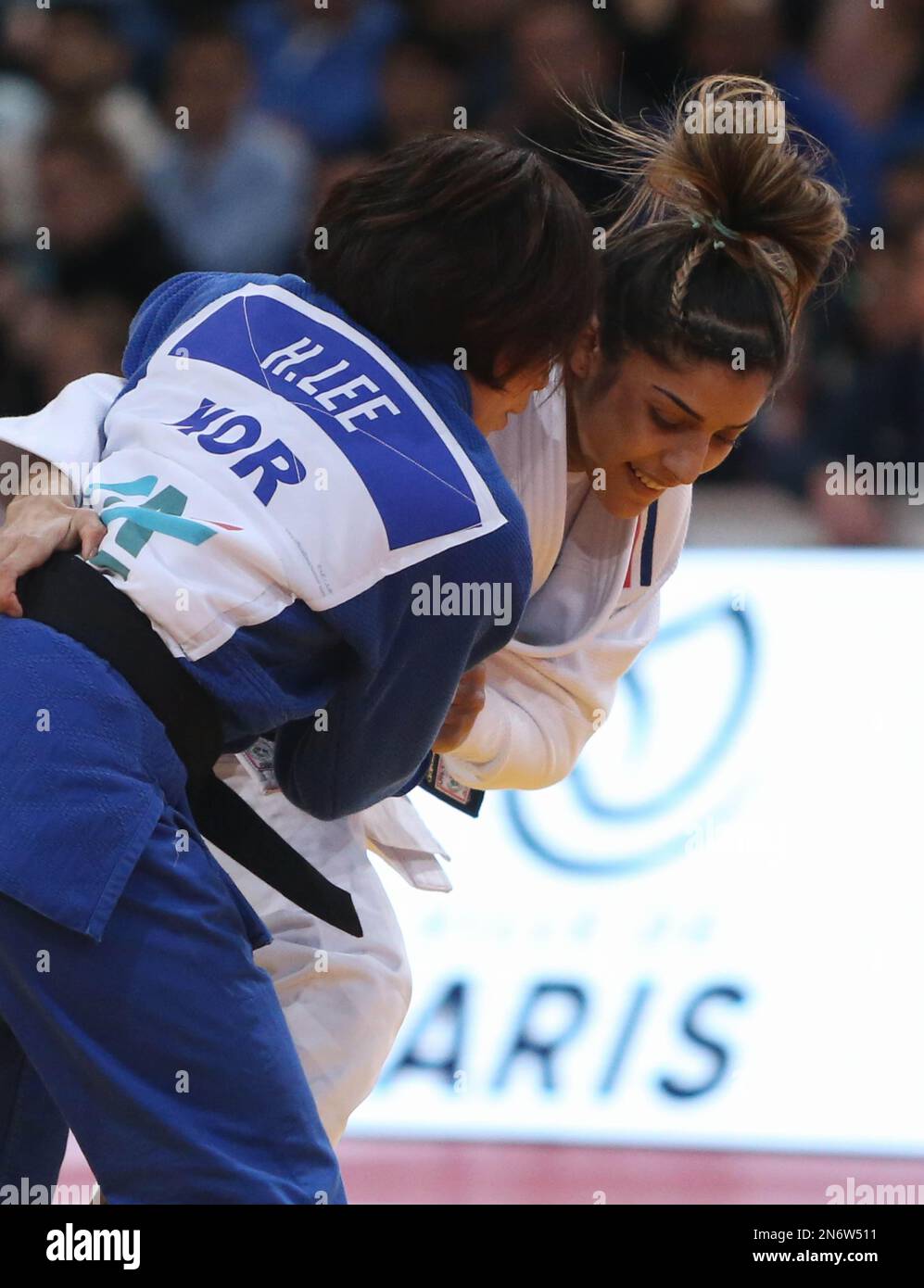 Shrine Boukli of France and LEE HYEKYEONG of REPUBLIC KOREA during the ...