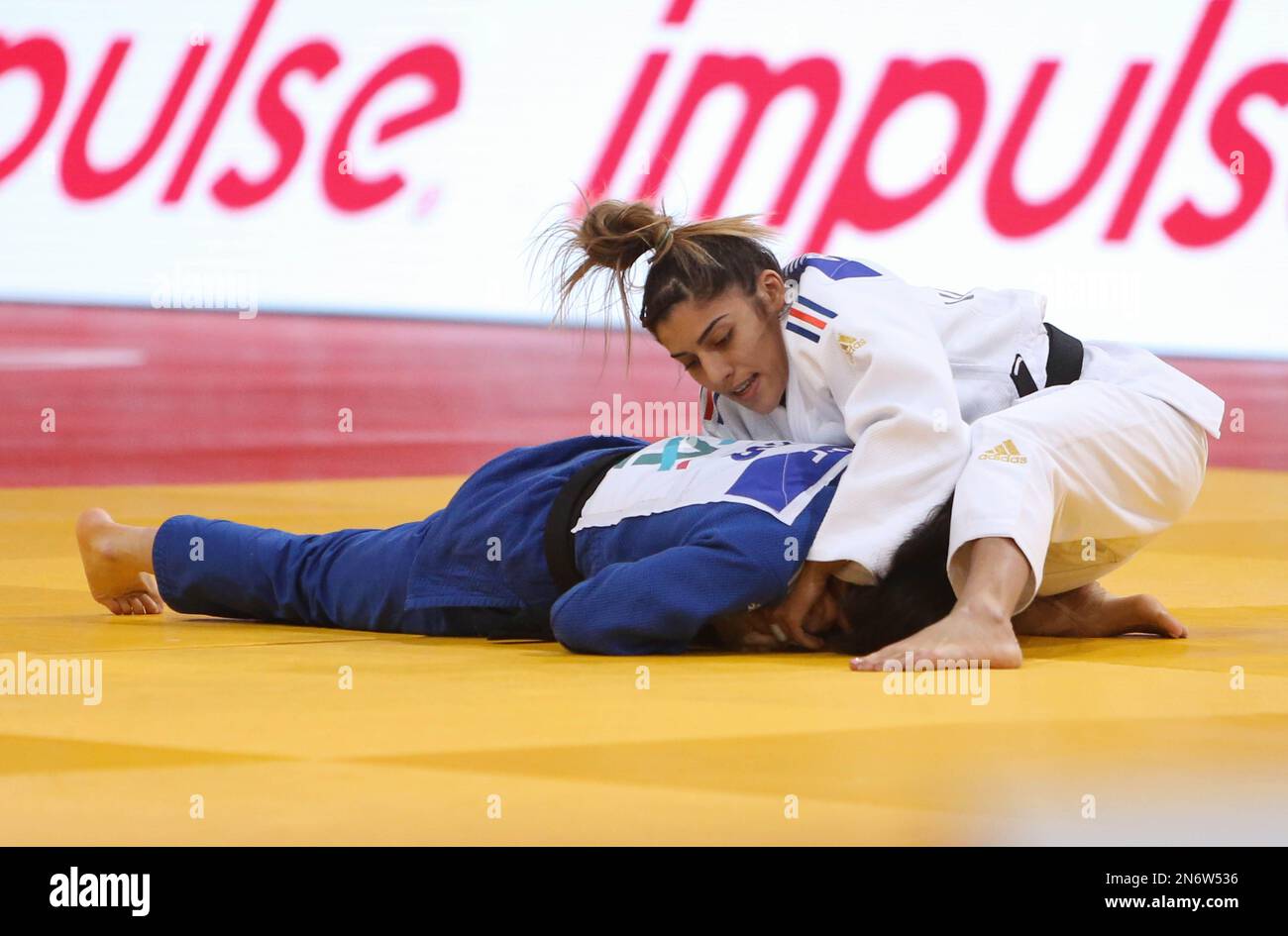 Shrine Boukli of France and LEE HYEKYEONG of REPUBLIC KOREA during the ...