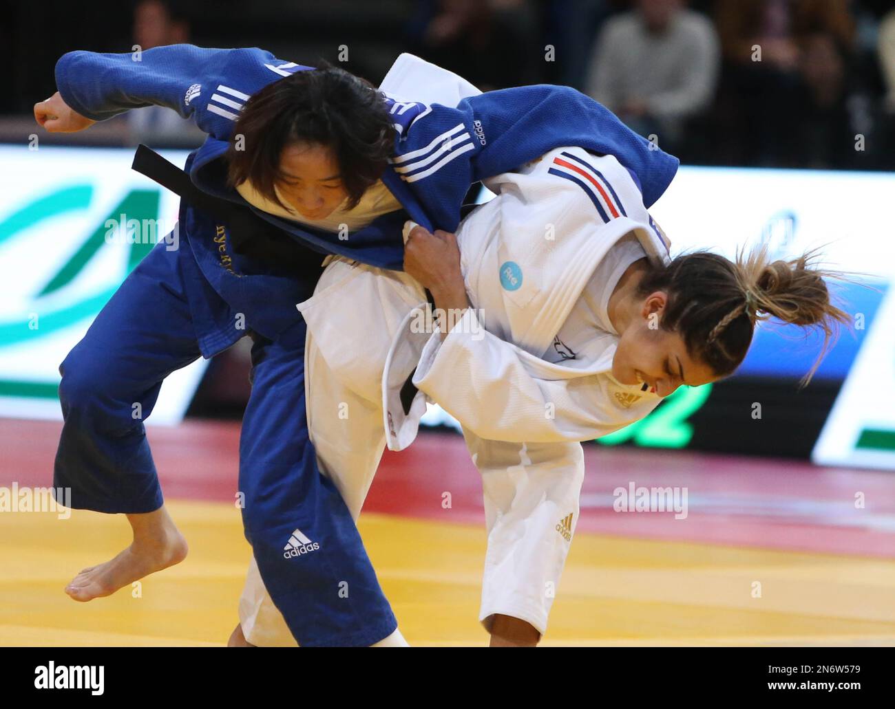Shrine Boukli of France and LEE HYEKYEONG of REPUBLIC KOREA during the ...