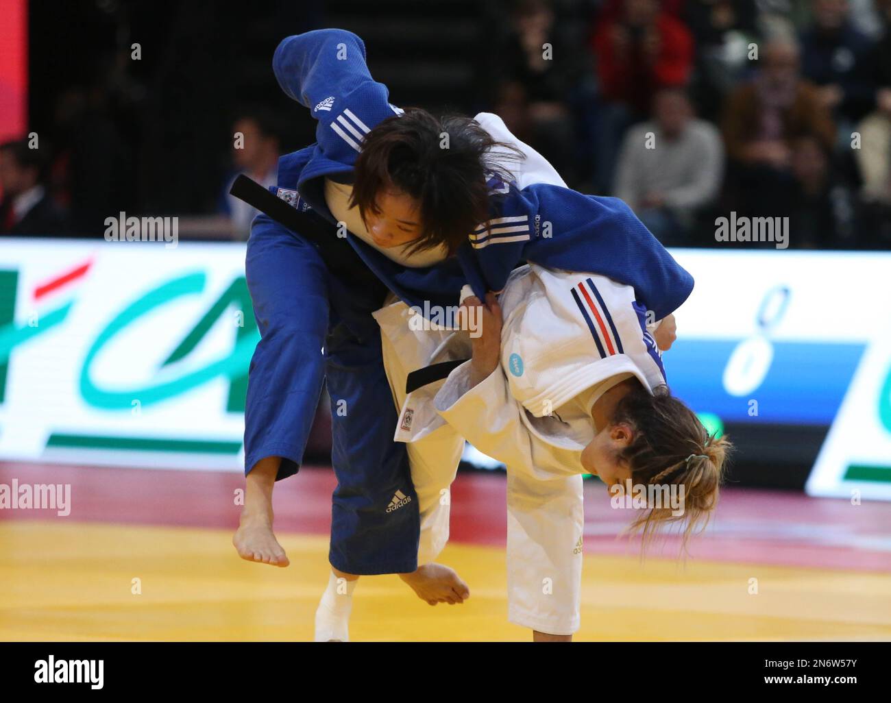 Shrine Boukli of France and LEE HYEKYEONG of REPUBLIC KOREA during the ...