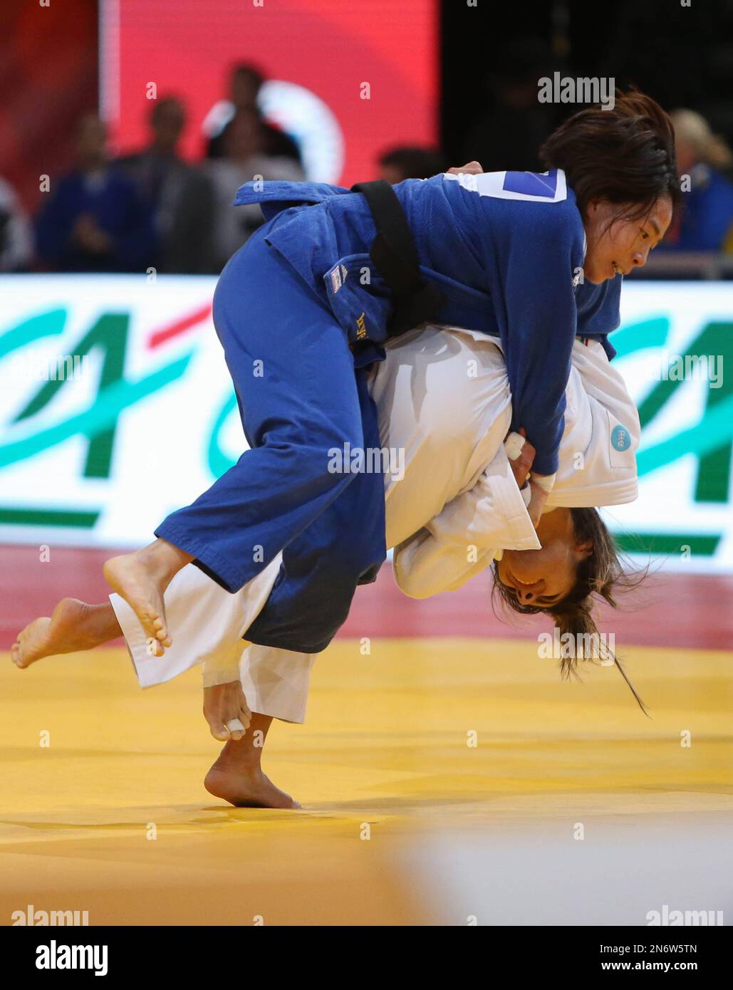 Shrine Boukli of France and LEE HYEKYEONG of REPUBLIC KOREA during the ...