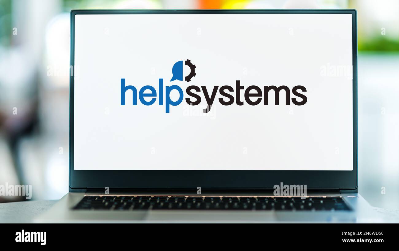 Helpsystems logo hi-res stock photography and images - Alamy