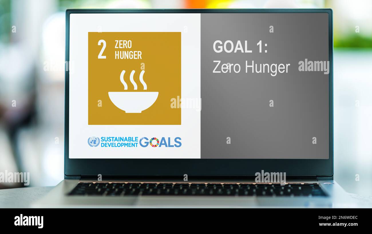 POZNAN, POL - SEP 28, 2022: Laptop computer displaying logo of The ...