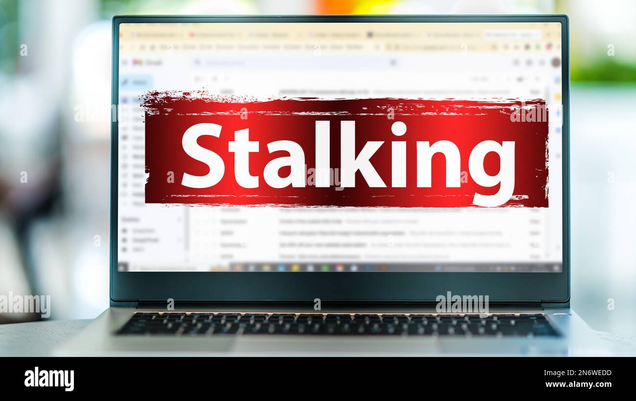 Laptop screen displaying hacking hi-res stock photography and images ...