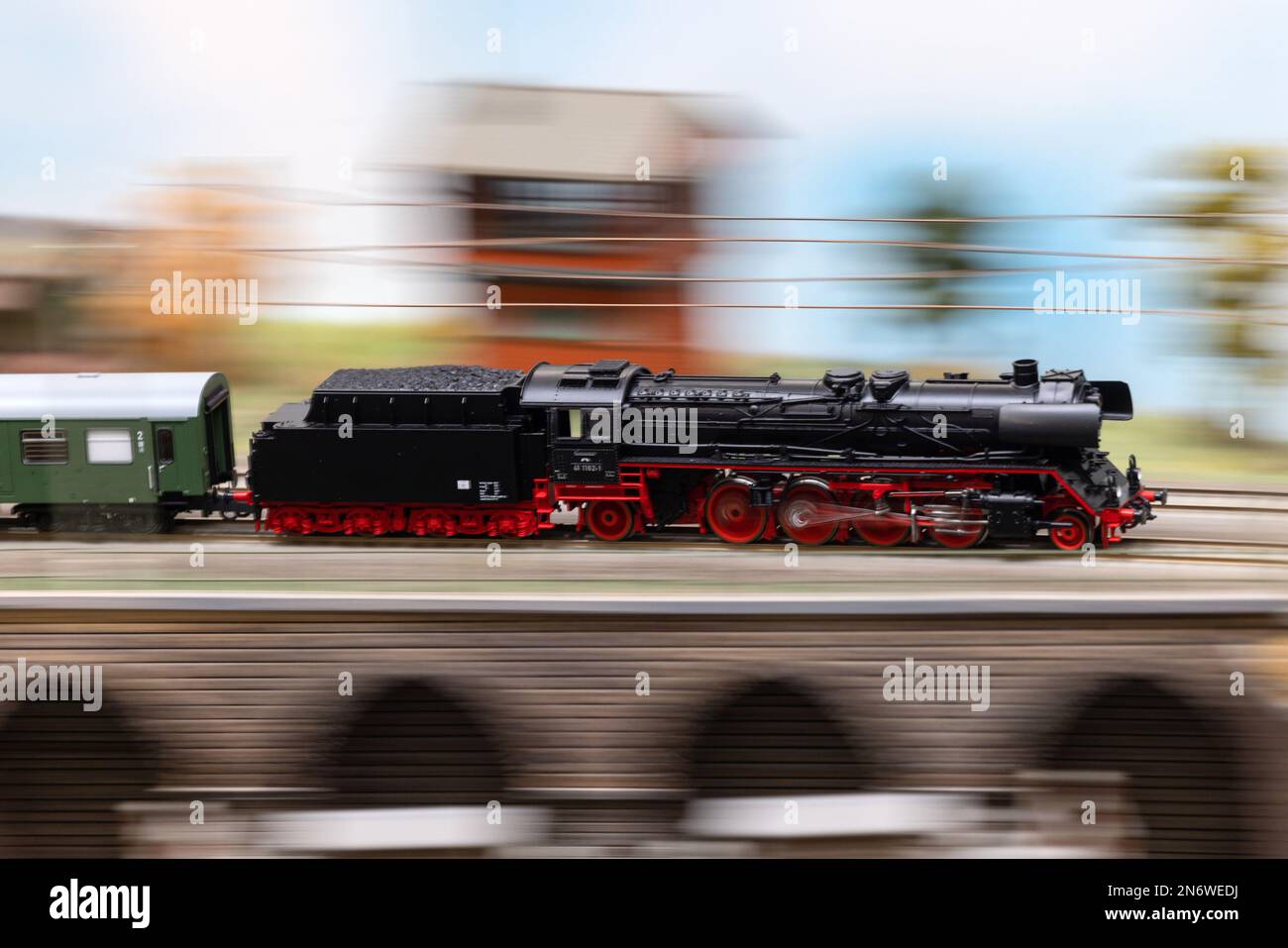 Model of steam locomotive hi-res stock photography and images - Alamy