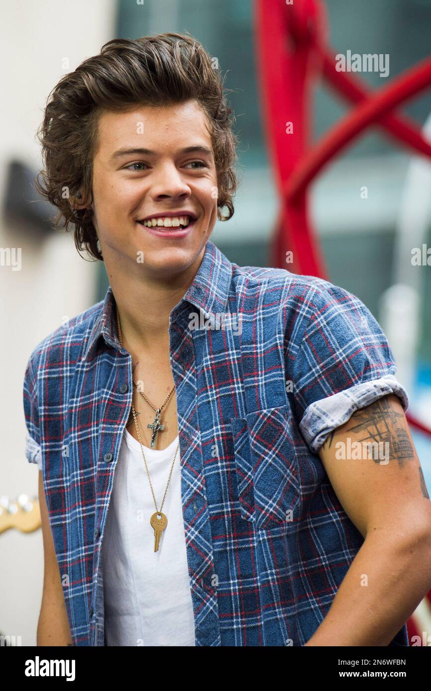 One Direction member Harry Styles performs on NBC's "Today" show on ...