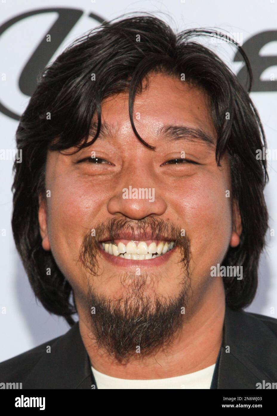 Chef Edward Lee arrives at the LA Food and Wine Festival's Festa ...