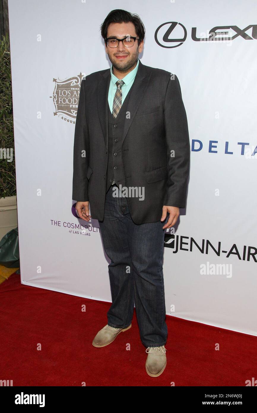 Singer Josh Guerrero arrives at the LA Food and Wine Festival's Festa ...