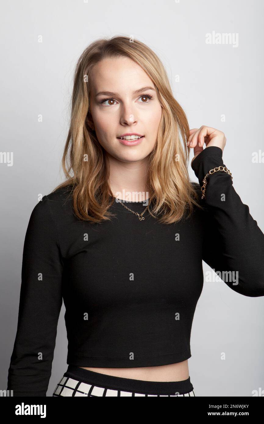 American actress, musician and singer-songwriter Bridgit Mendler poses ...