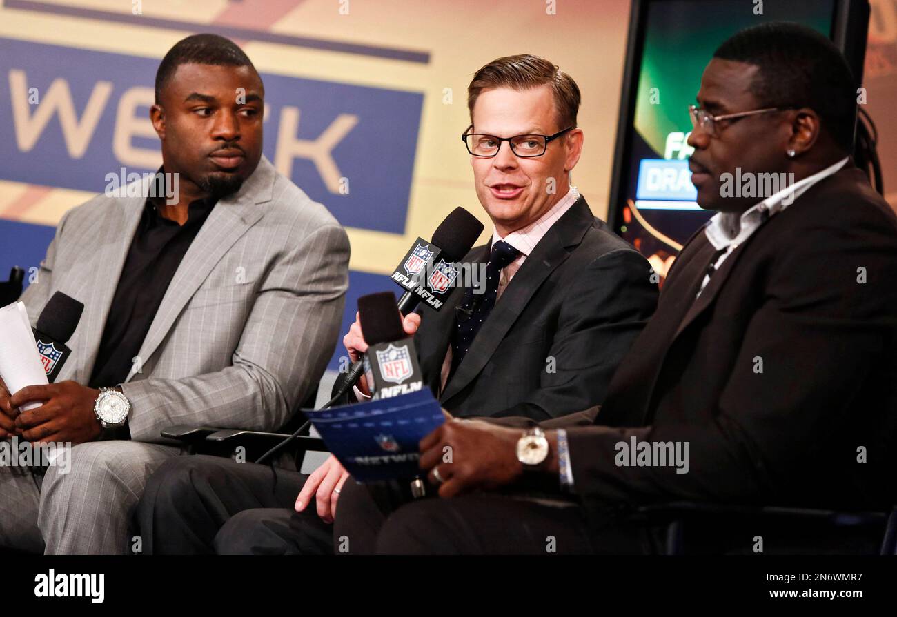Commentator Matt Smith is seen at the Panel discussion and Fantasy Live ...