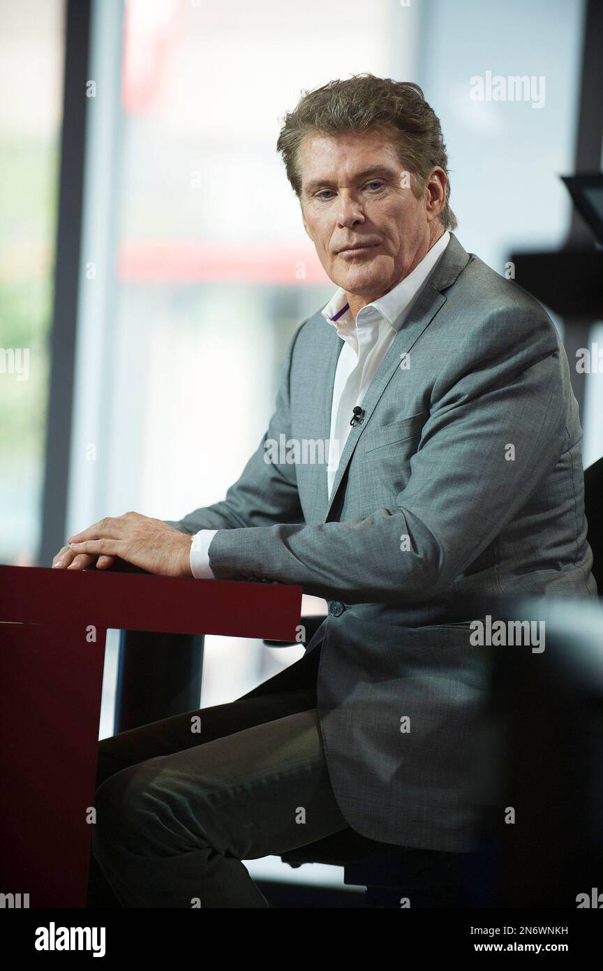David Hasselhoff visits The Morning Show on Thursday, August 22, 2013 ...