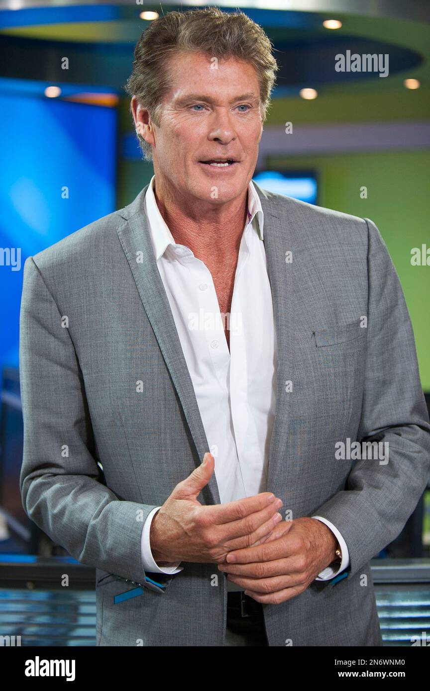 David Hasselhoff visits The Morning Show on Thursday, August 22, 2013 ...