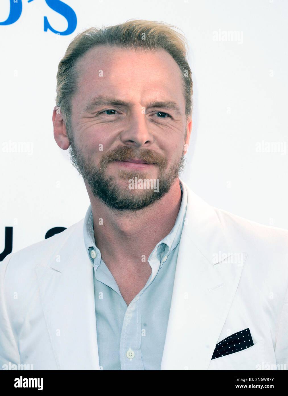 Actor Simon Pegg arrives at the premiere of the feature film "The World ...