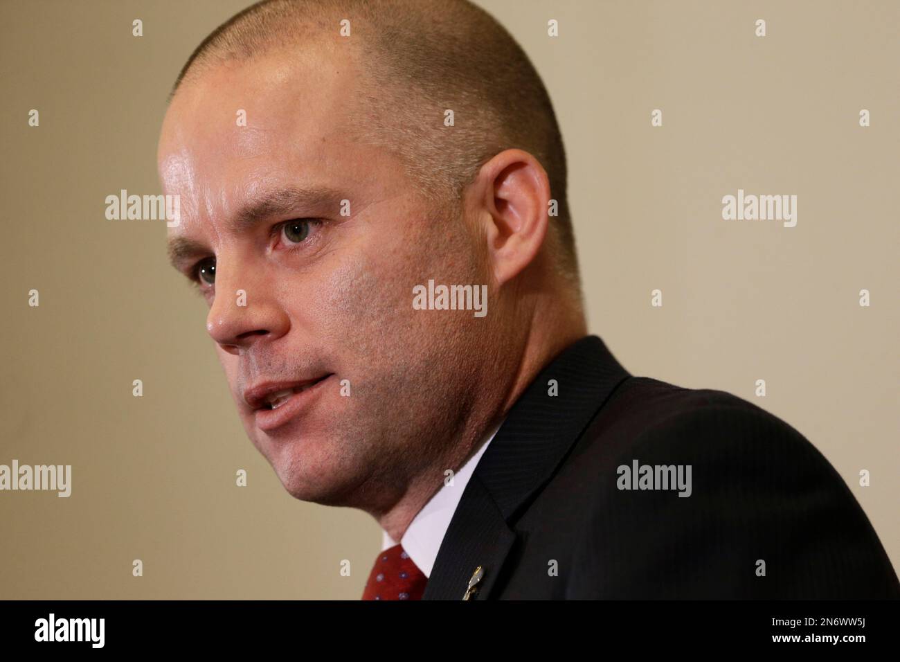 David Coombs, defense attorney for Army Pfc. Bradley Manning, speaks at ...