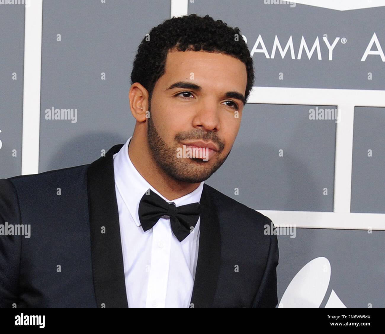 FILE - This Feb. 10, 2013 file photo shows rapper Drake at the 55th ...