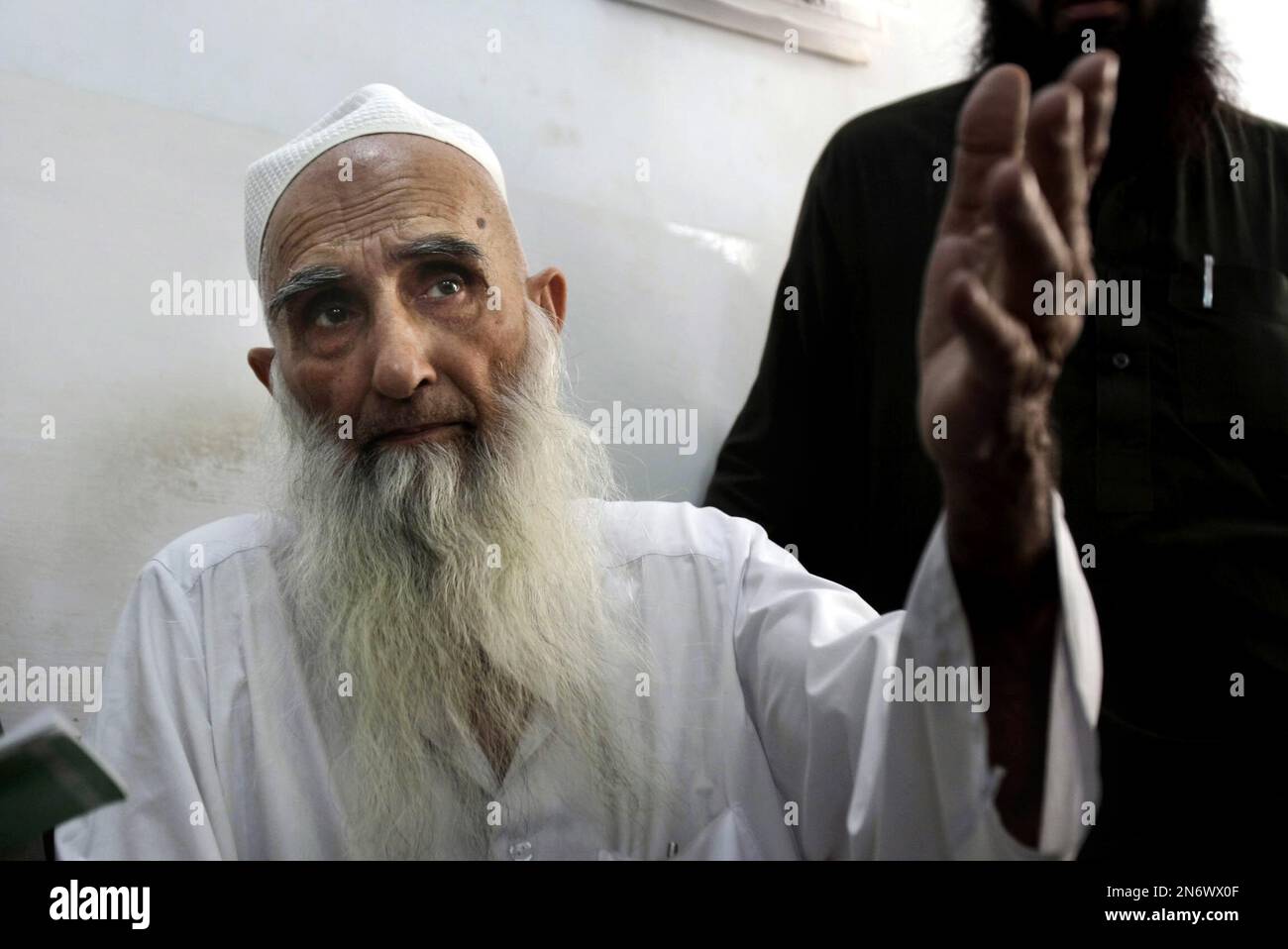 Pakistani cleric Alam Sher founder of the Jamia Taleem-Ul-Quran-Wal ...