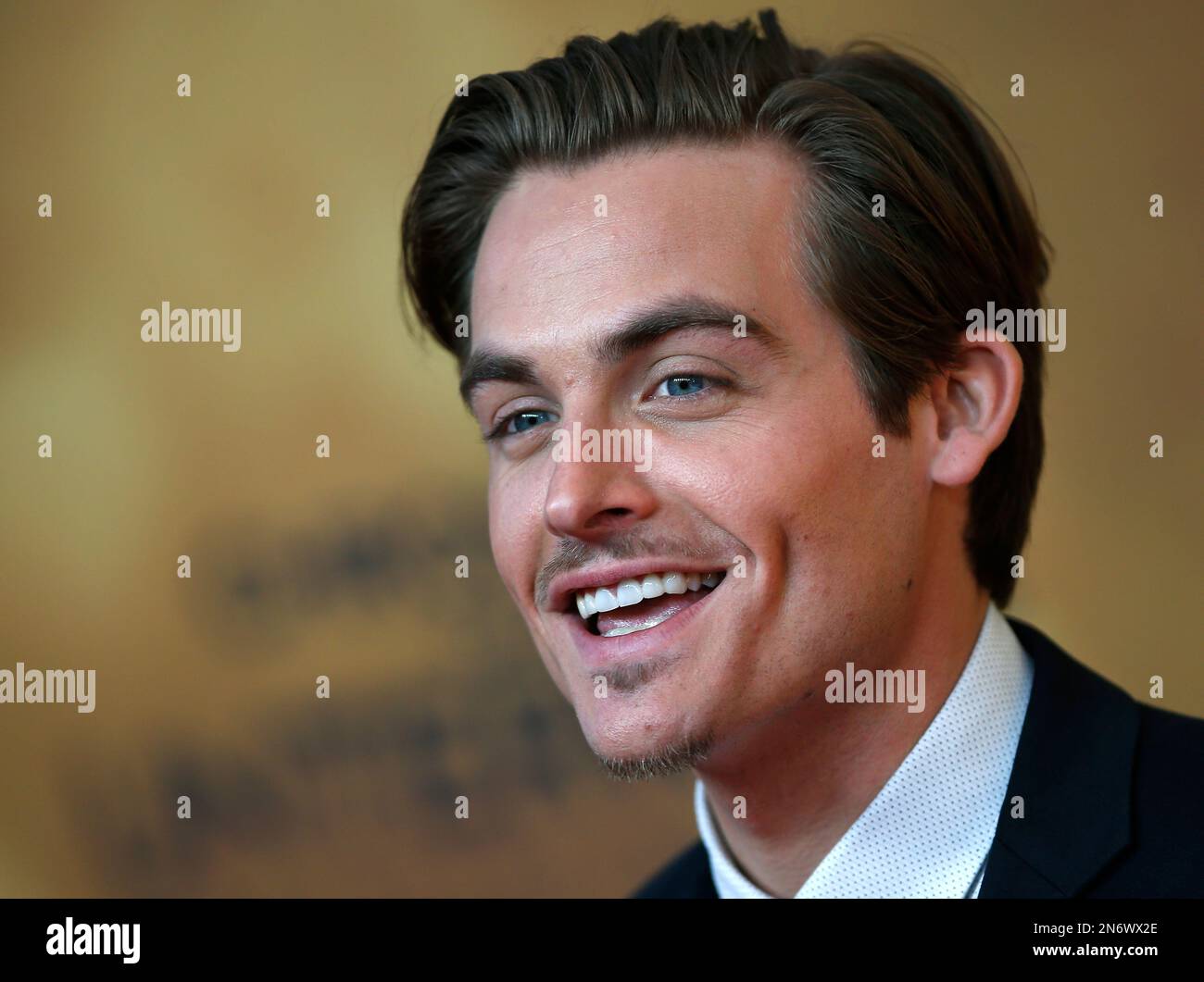 Canadian actor Kevin Zegers poses for the media during his arrival for ...