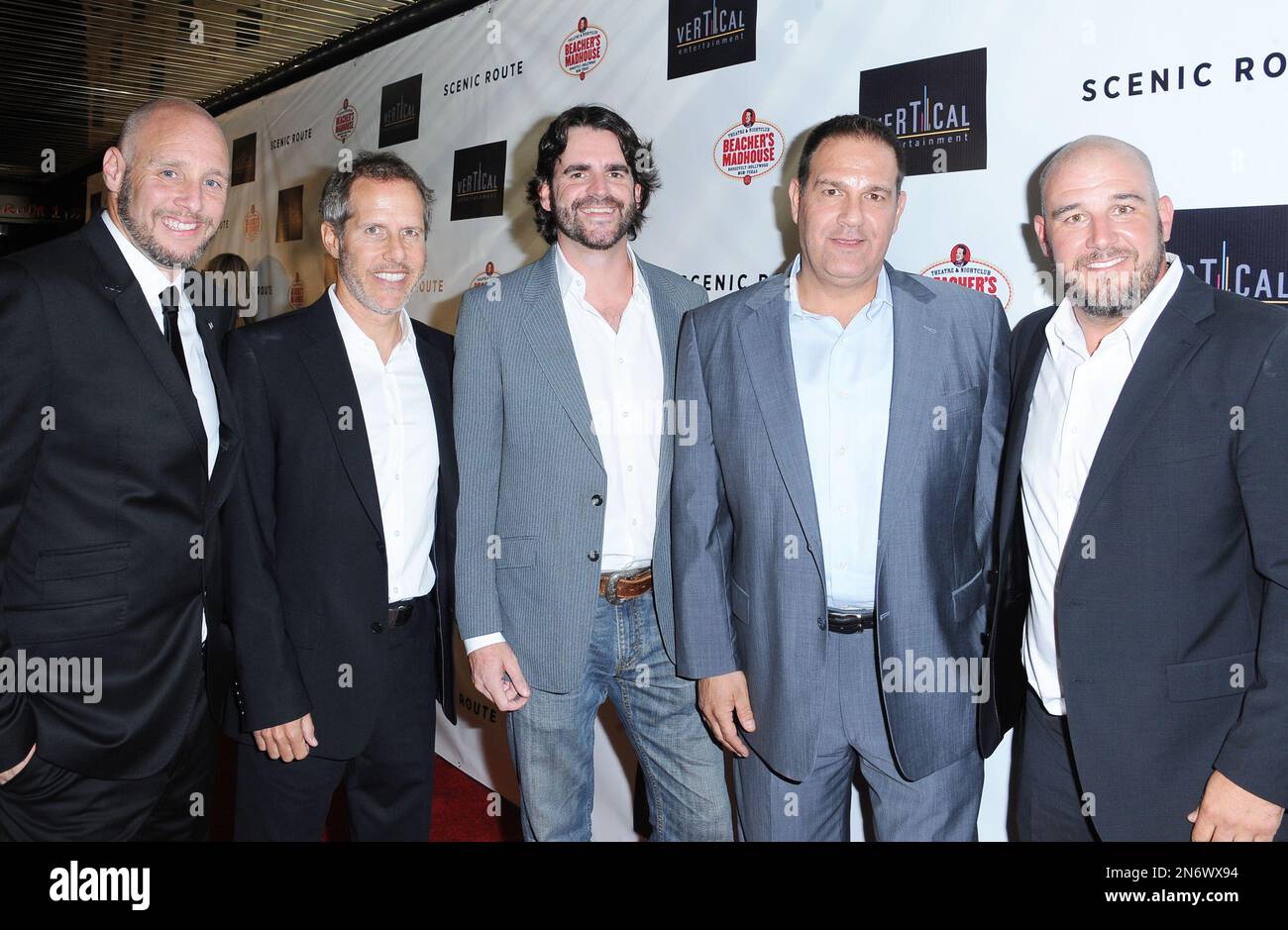 Kevin Goetz, from left, Rich Goldberg, Brion Hambel,Mitch Budin, and ...