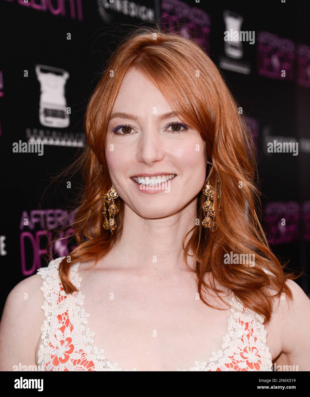 Actress Alicia Witt arrives at the Los Angeles premiere screening of ...