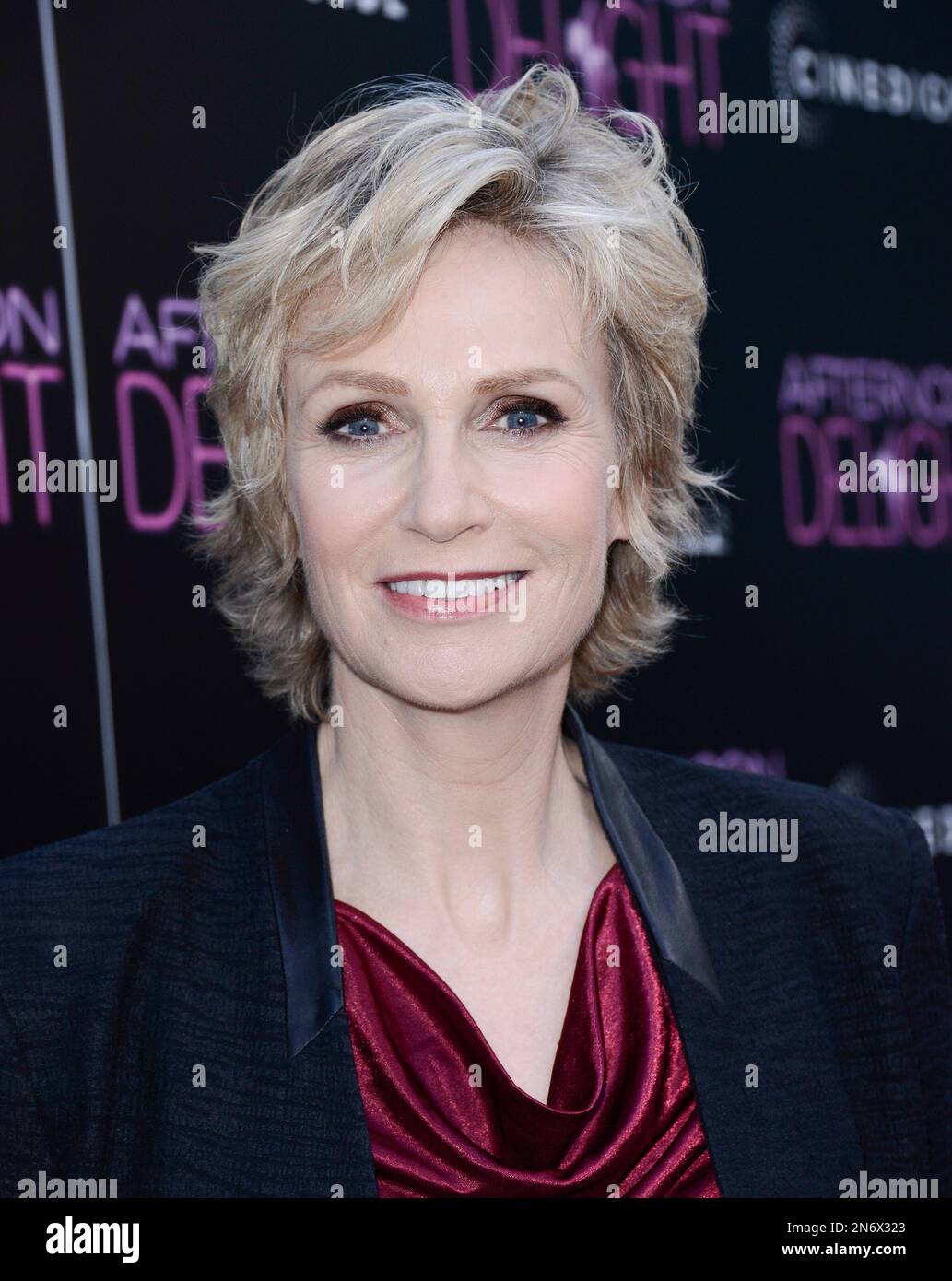 Actress Jane Lynch arrives at the Los Angeles premiere screening of the ...