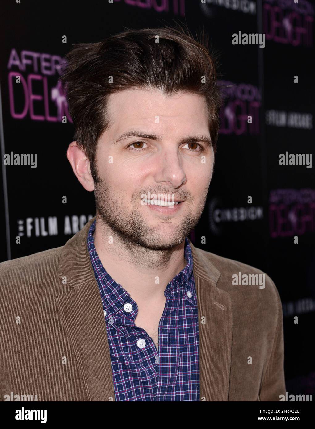 Actor Adam Scott arrives at the Los Angeles premiere screening of the ...