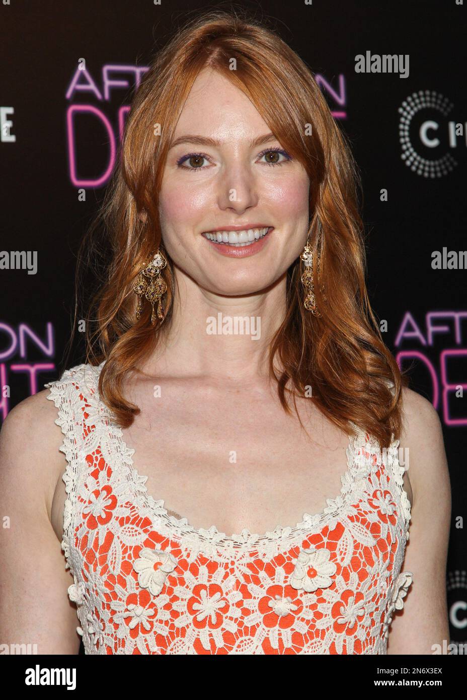Actress Alicia Witt arrives at the premiere of "Afternoon Delight" at ...