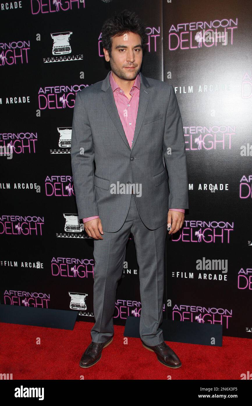 Actor Josh Radnor arrives at the premiere of "Afternoon Delight" at the ...