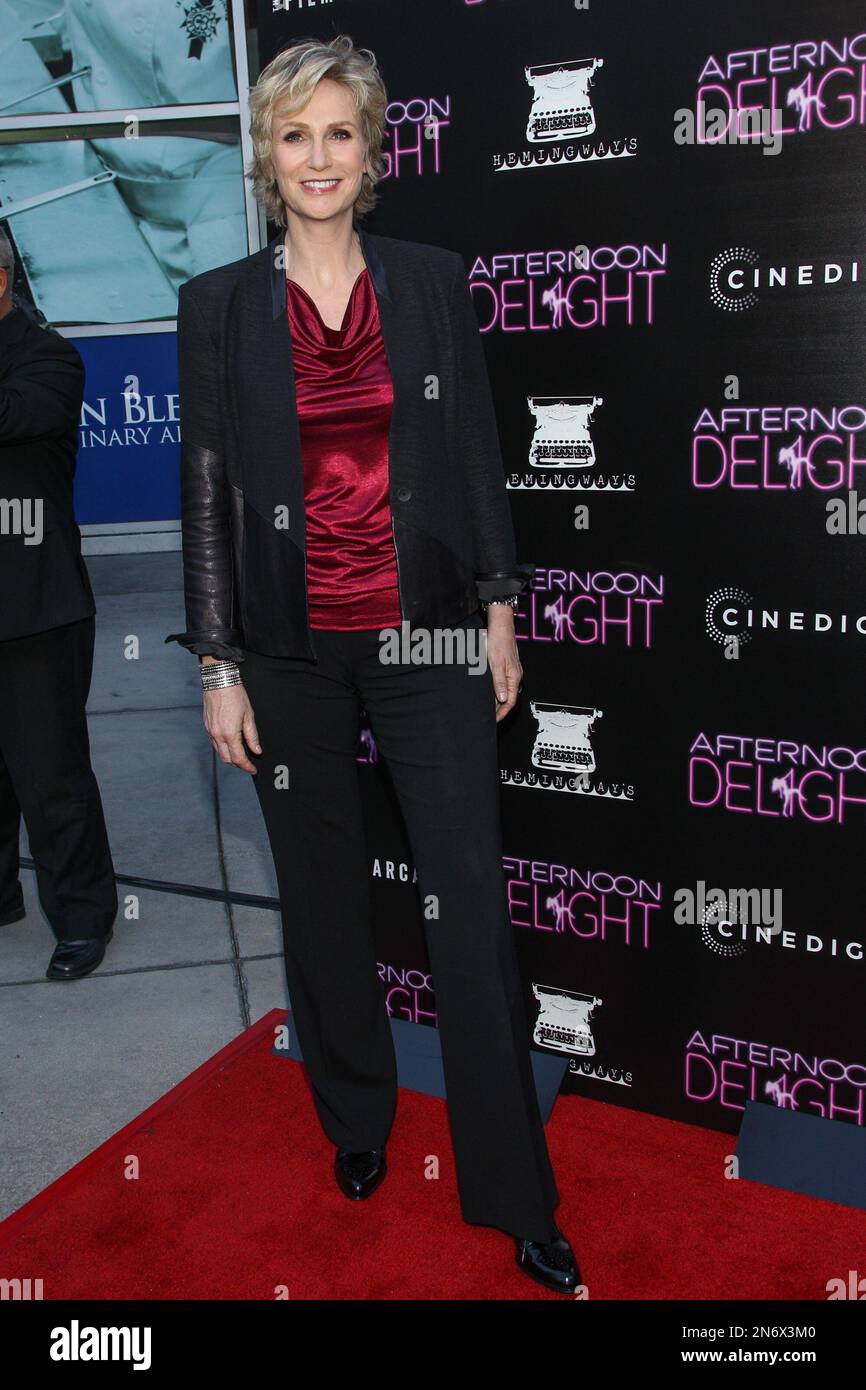 Actress Jane Lynch arrives at the premiere of "Afternoon Delight" at ...
