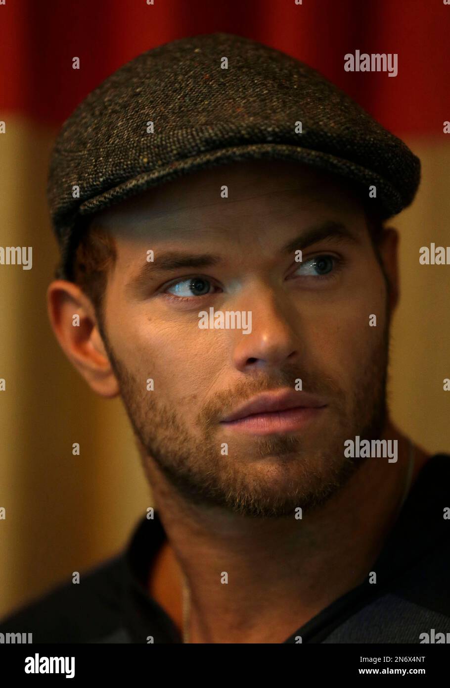 Kellan Lutz poses for a portrait to promote his clothing line Abbot ...