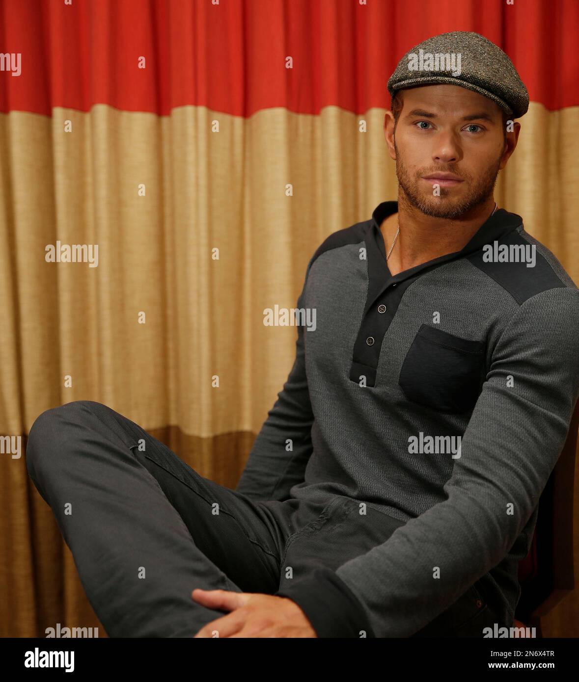 Kellan Lutz poses for a portrait to promote his clothing line Abbot ...