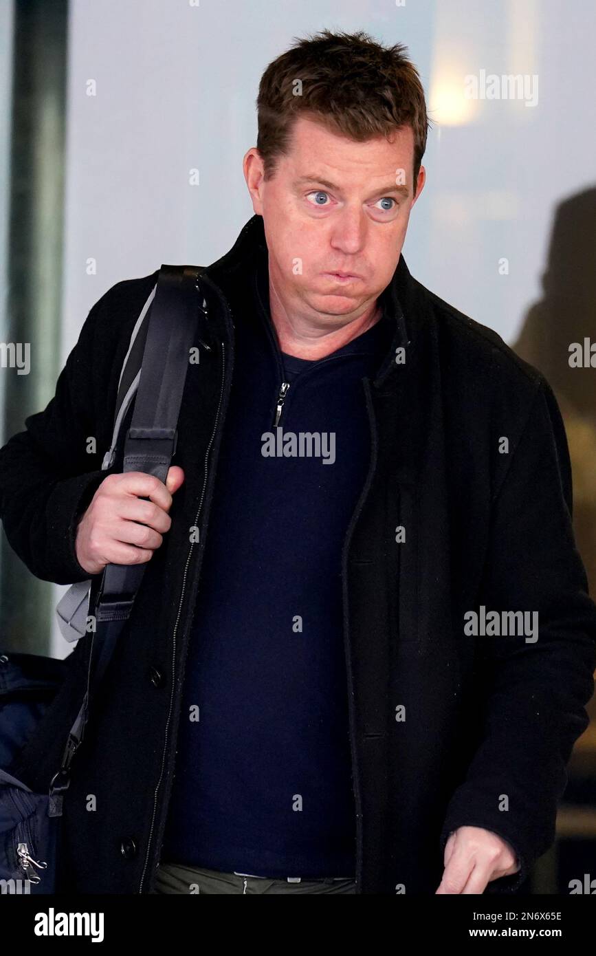 Southampton CEO Martin Semmens leaves the Hyatt Regency London hotel ...