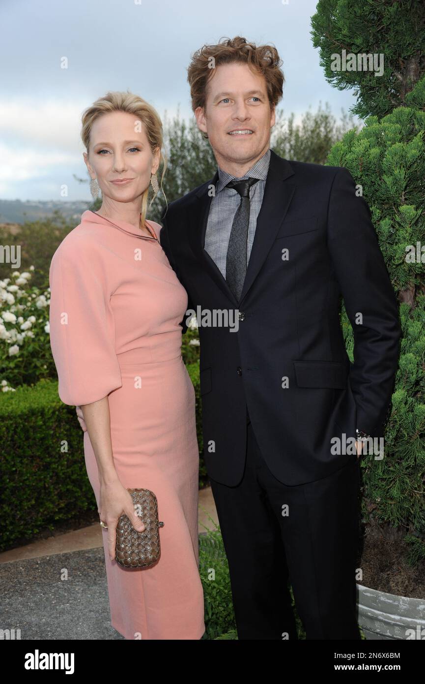 Anne Heche, left, and James Tupper arrive at the Oceana’s Annual ...