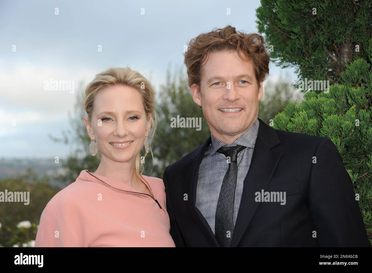 Anne Heche, left, and James Tupper arrive at the Oceana’s Annual ...