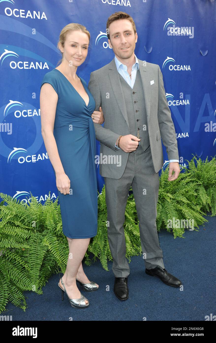 Alexandra Cousteau, left, and Philippe Cousteau... arrive at the Oceana ...