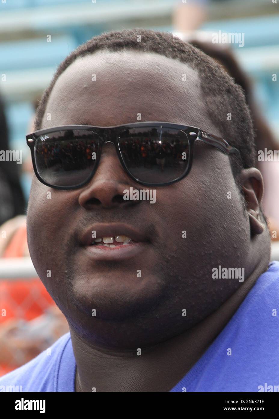 Actor Quinton Aaron attends the 1st Annual Athletes vs. Cancer ...