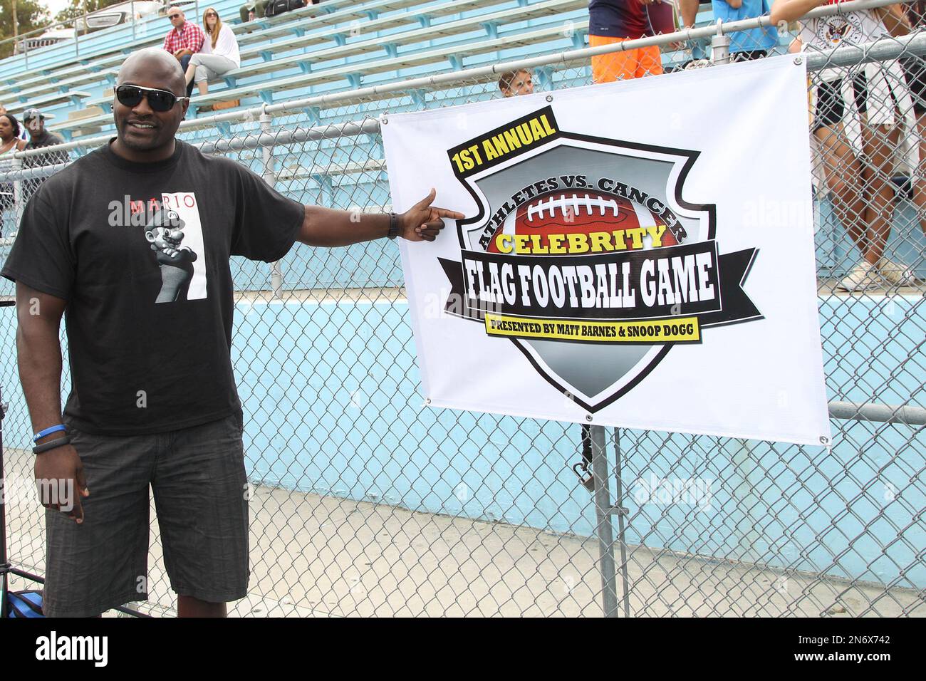 Professional football player Marcellus Wiley attends the 1st Annual ...