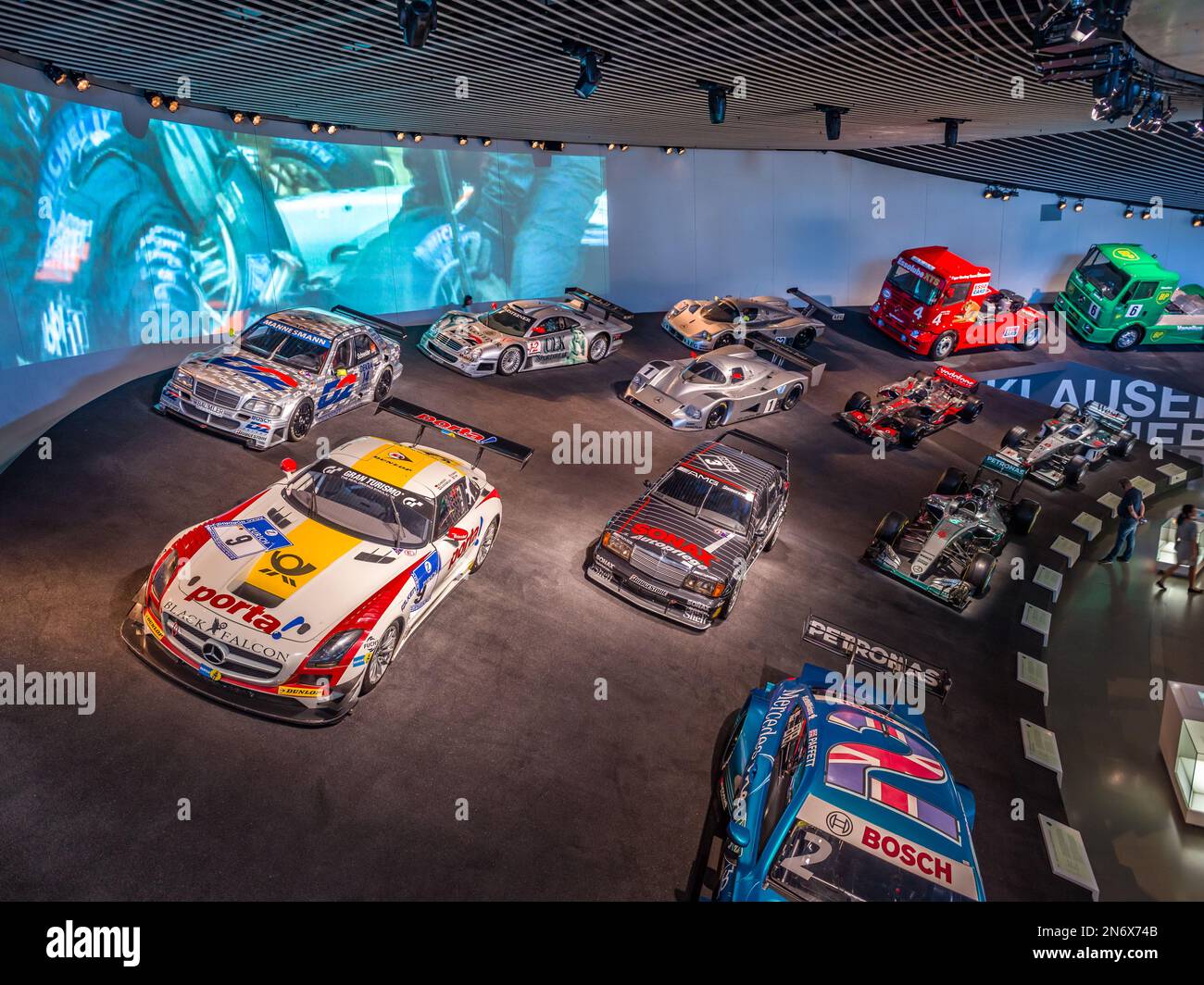 Mercedes-Benz Museum Stuttgart Germany Stock Photo - Alamy