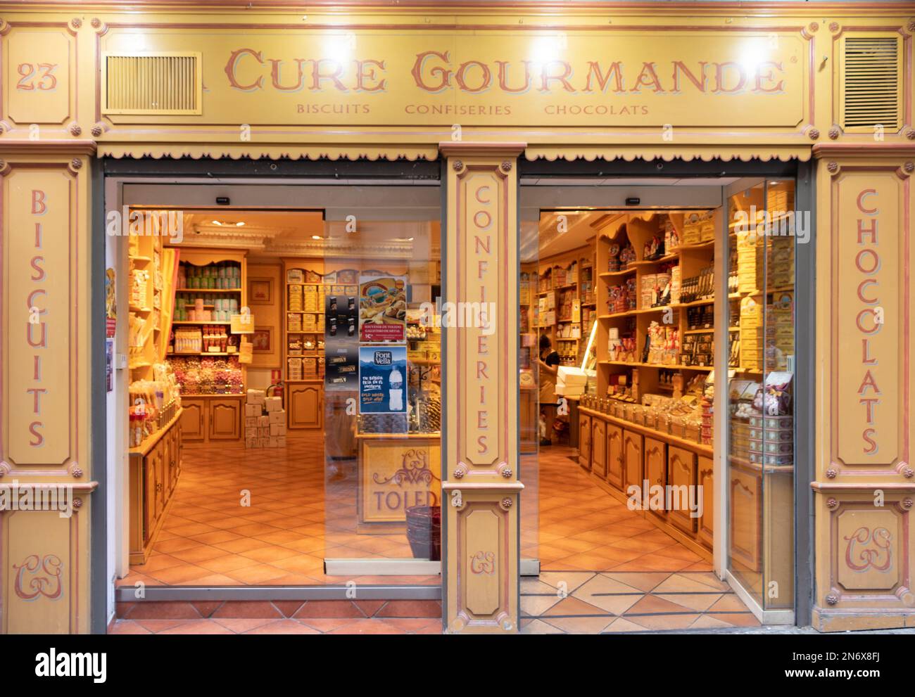 An old chocolate shop in the Spanish city of Toledo. La Cure Gourmande ...