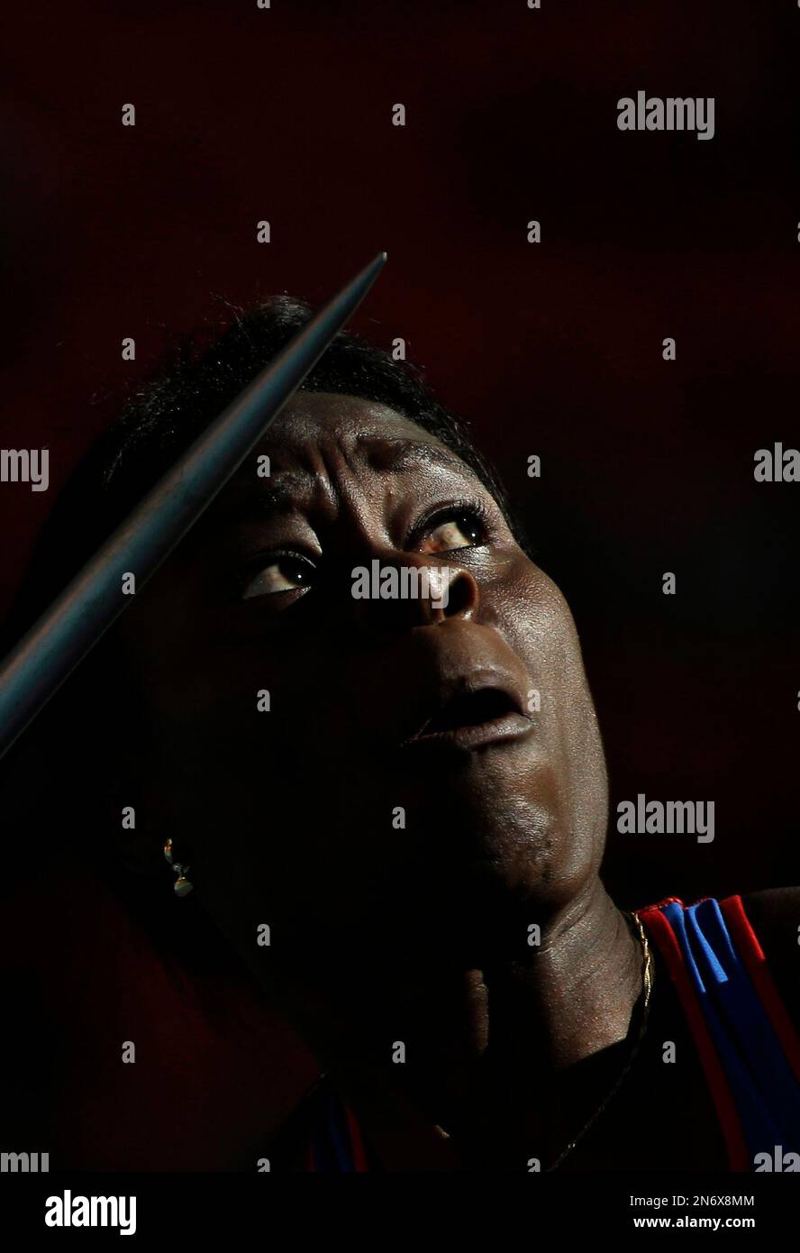 Friday, Aug. 16, 2013: Colombia's Flor Ruiz makes an attempt in the ...