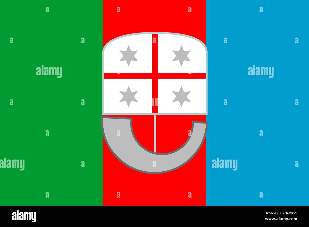 flag of Italian Ligurians. flag representing ethnic group or culture ...