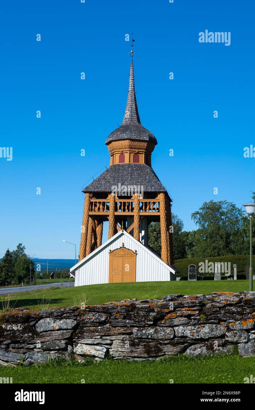 Medieval wooden church tower hi-res stock photography and images - Alamy