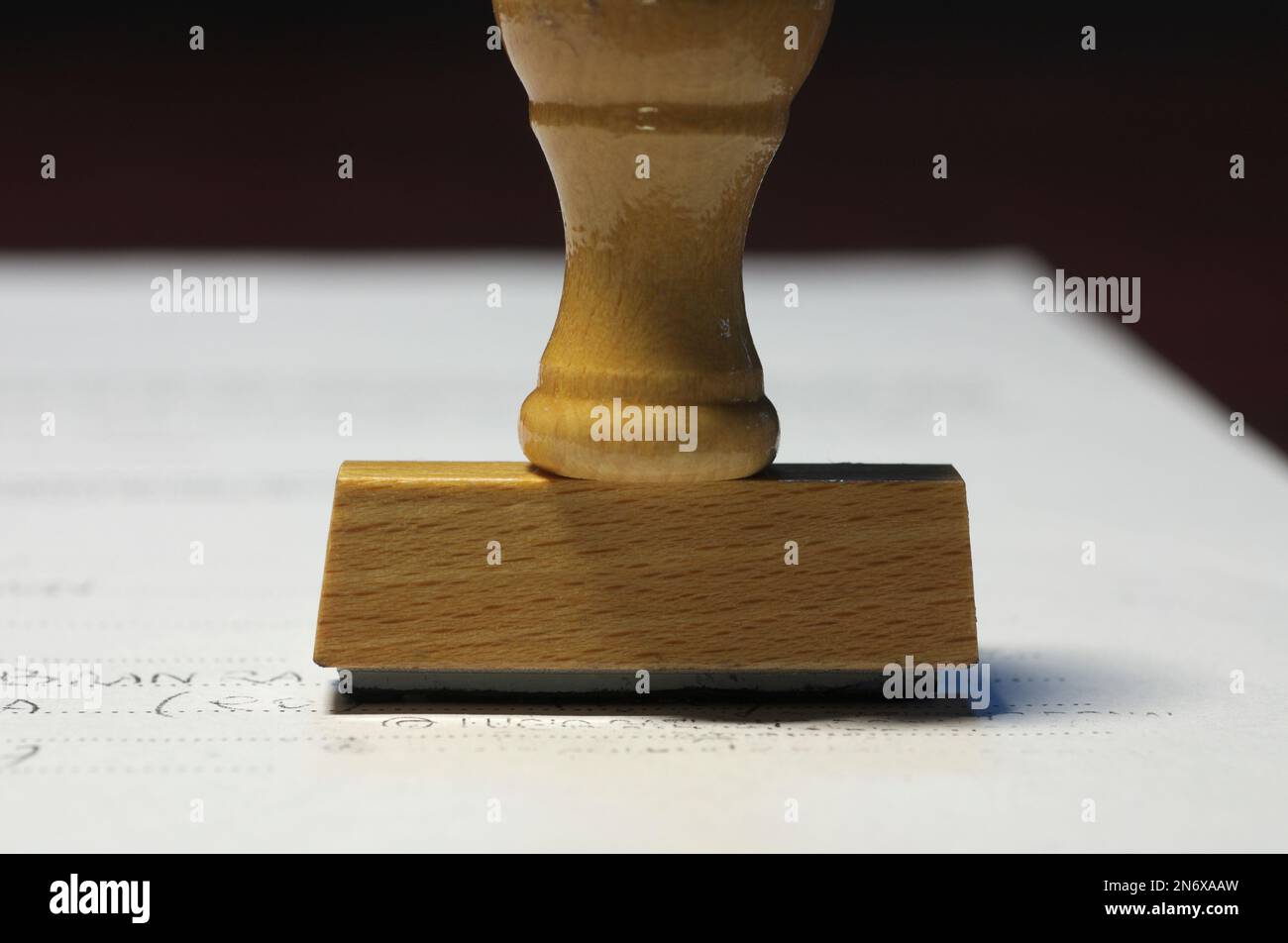 rubber stamp on document Stock Photo - Alamy