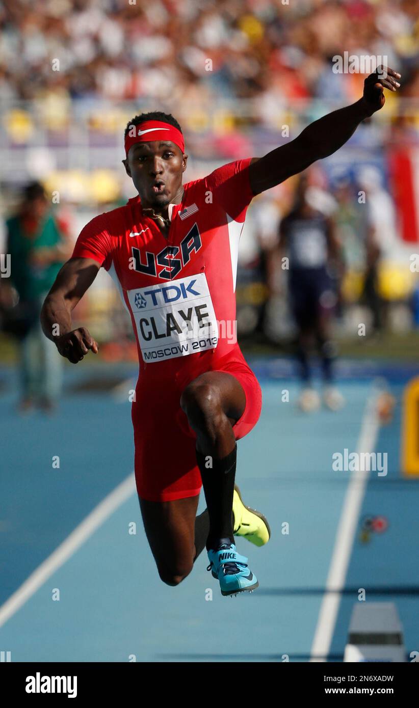 United States' Will Claye competes in the men's triple jump final at ...